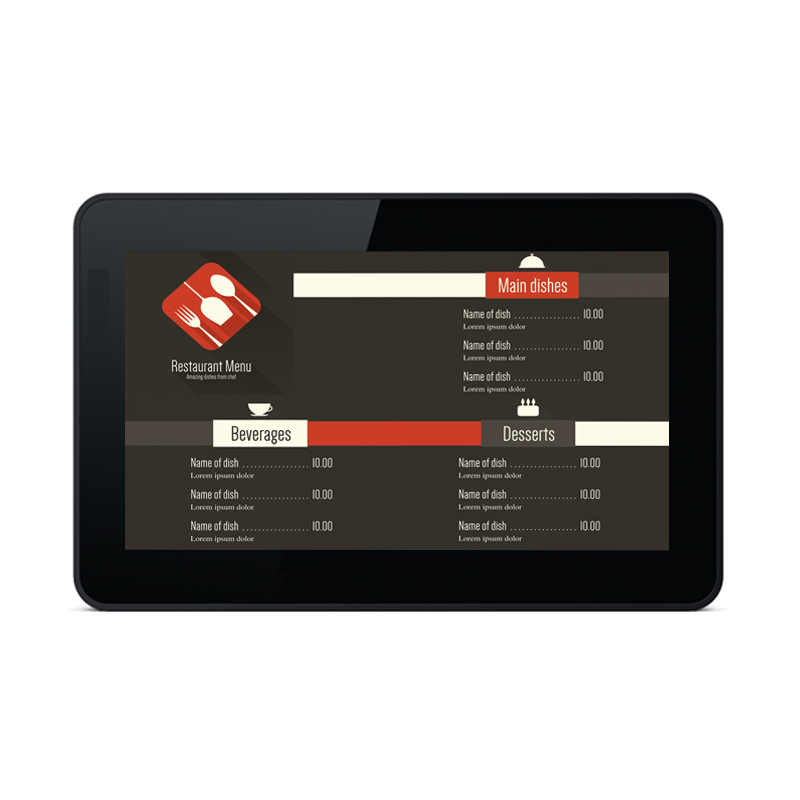 10″ Touch Tablet Digital Menu Board | Eclipse Digital Media