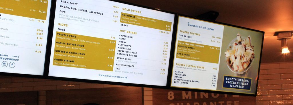 DIGITAL SIGNAGE INSIGHTS: FOOD SECTOR FREE Digital Menu Board Layout ...