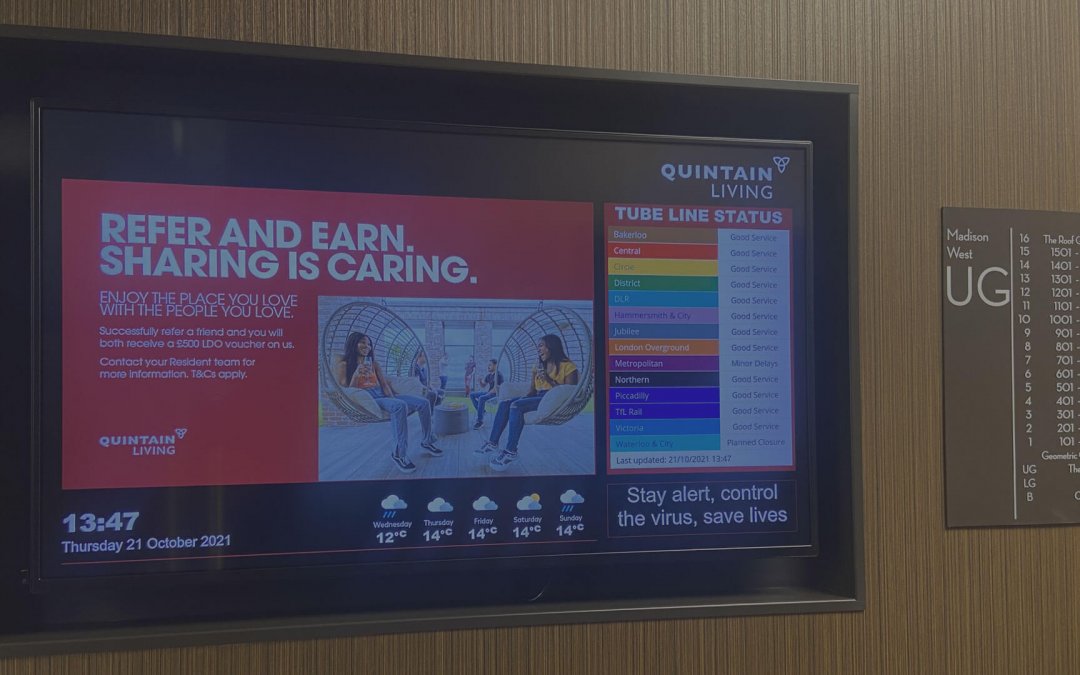 Eclipse Digital Media – Digital Signage Solution – Reception displays ...